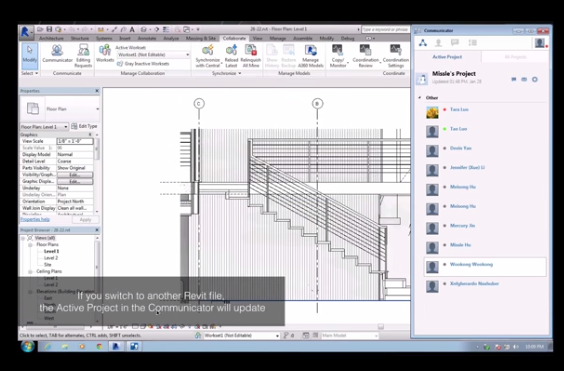 Using Communicator for Revit During Sync with Central - A360 Blog